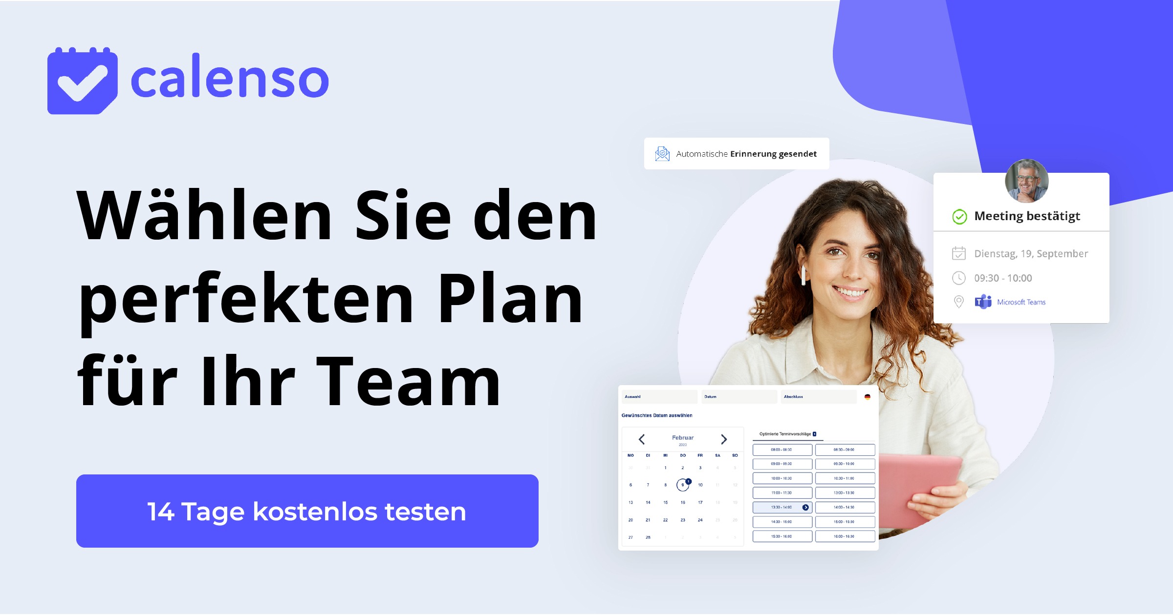 Online appointment prices | Calenso