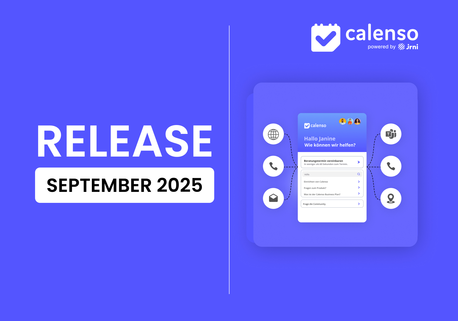 Calenso Release October 2025: Focus on transparency and turnover